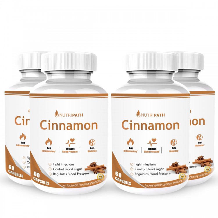 Buy Nutripath Cinnamon Extract 4 Bottle and Avail 20% Off